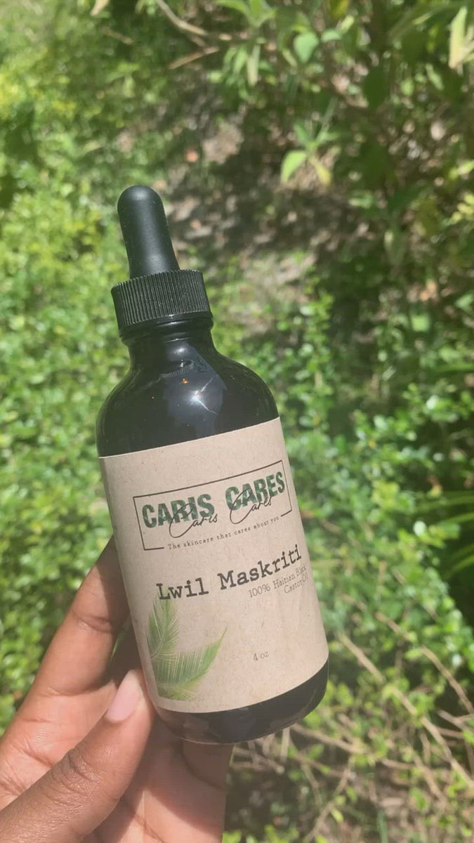 Lwil Maskriti: Haitian Black Castor Oil – Caris Cares